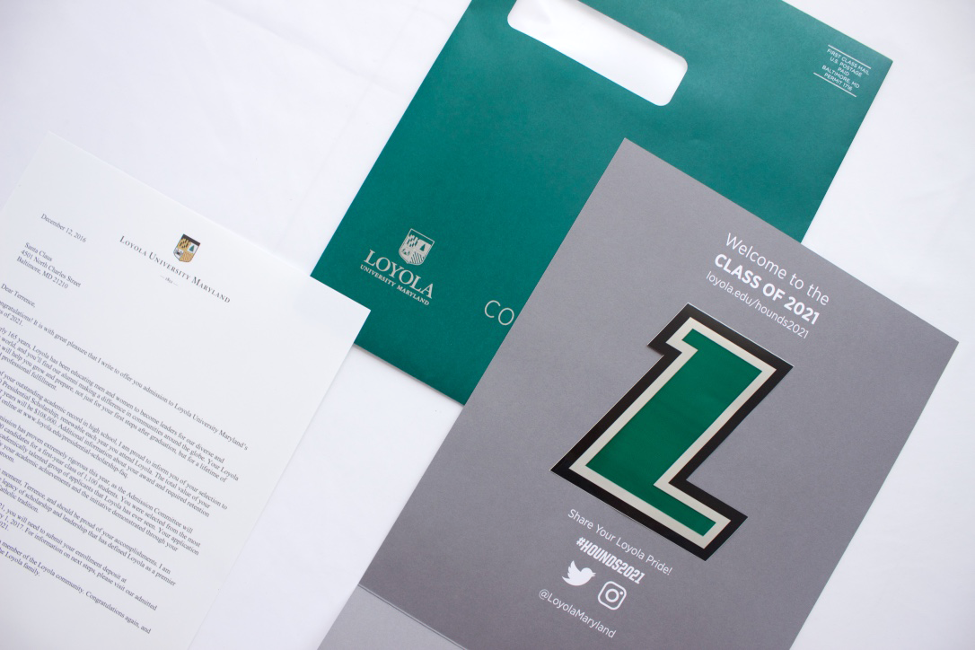 Loyola Accept Packet 2016 – Anne Kostecki Design & Illustration