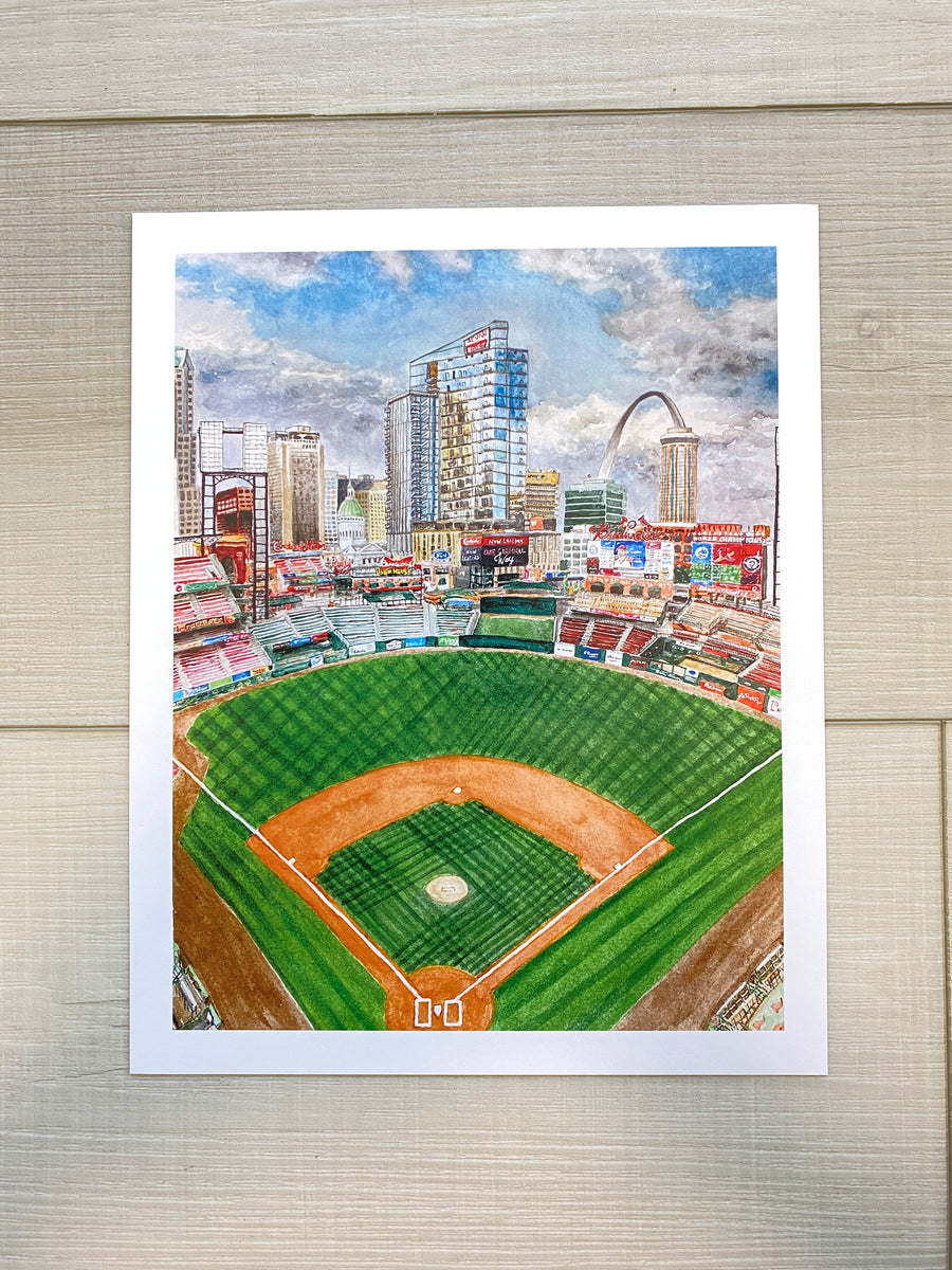 Busch Stadium Print – Anne Kostecki Design & Illustration