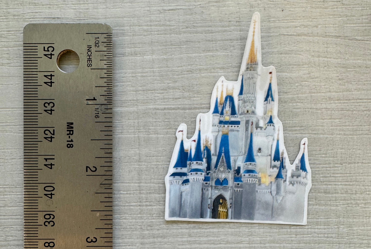 Cinderella Castle Sticker – Anne Kostecki Design & Illustration